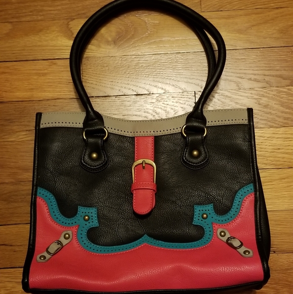 Espe | Bags | Unique Western Look Vegan Leather Handbag | Poshmark